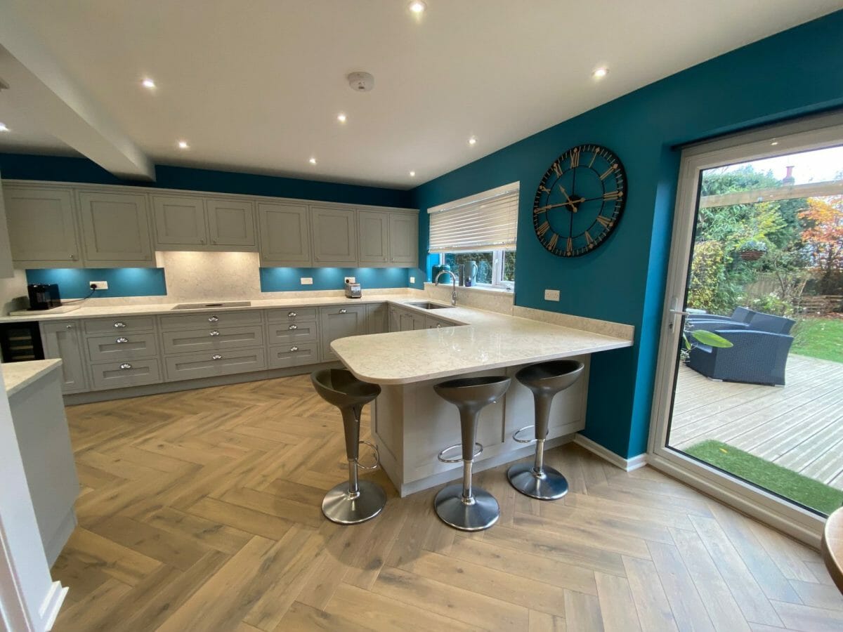 Elegant Hand Built Loxley Kitchen In Pavilion Grey | HKS