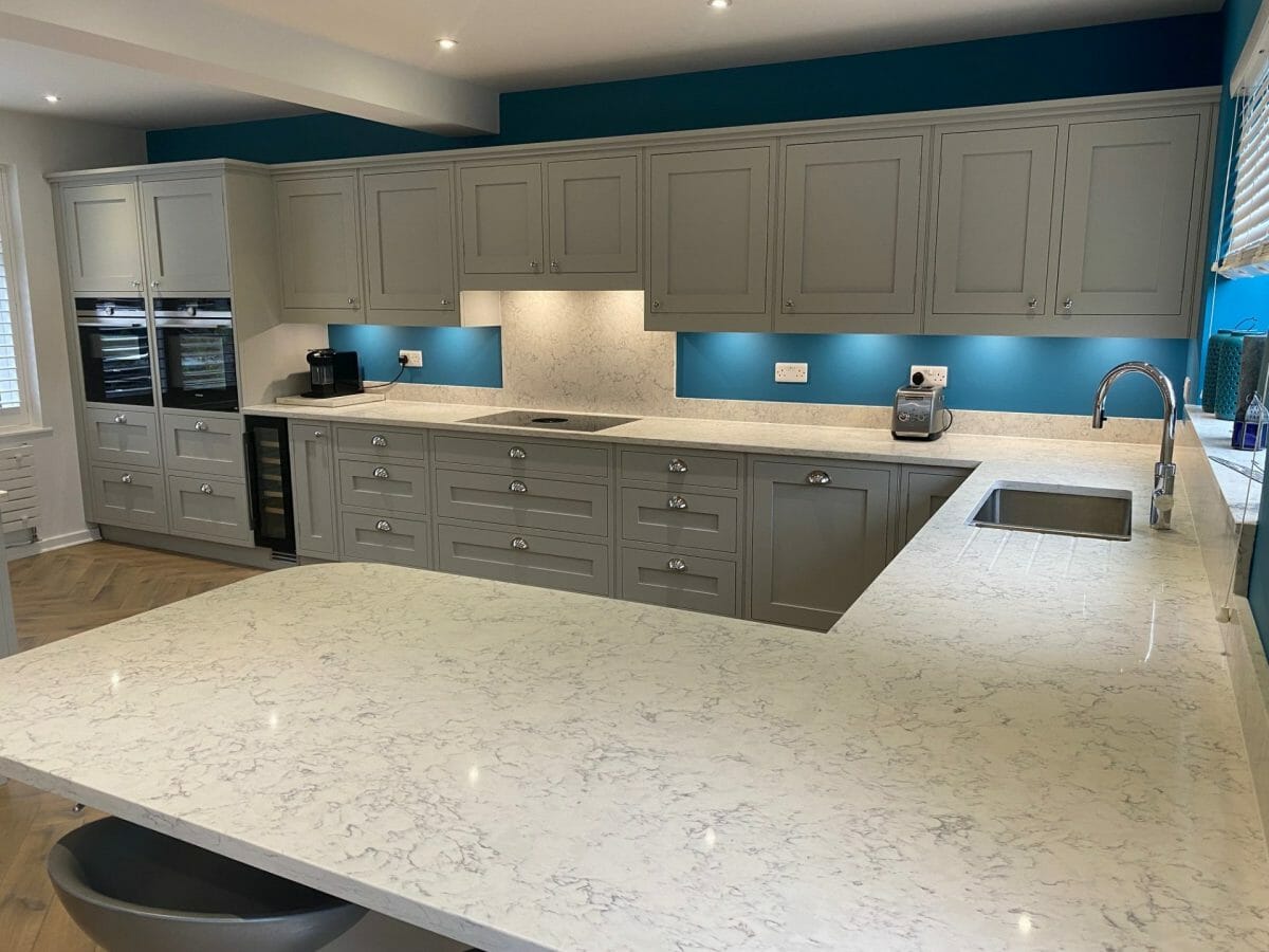 Elegant Hand Built Loxley Kitchen In Pavilion Grey | HKS