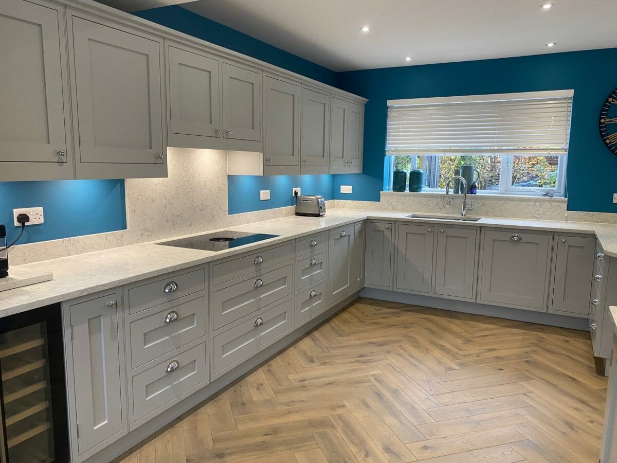 Elegant Hand Built Loxley Kitchen In Pavilion Grey | HKS