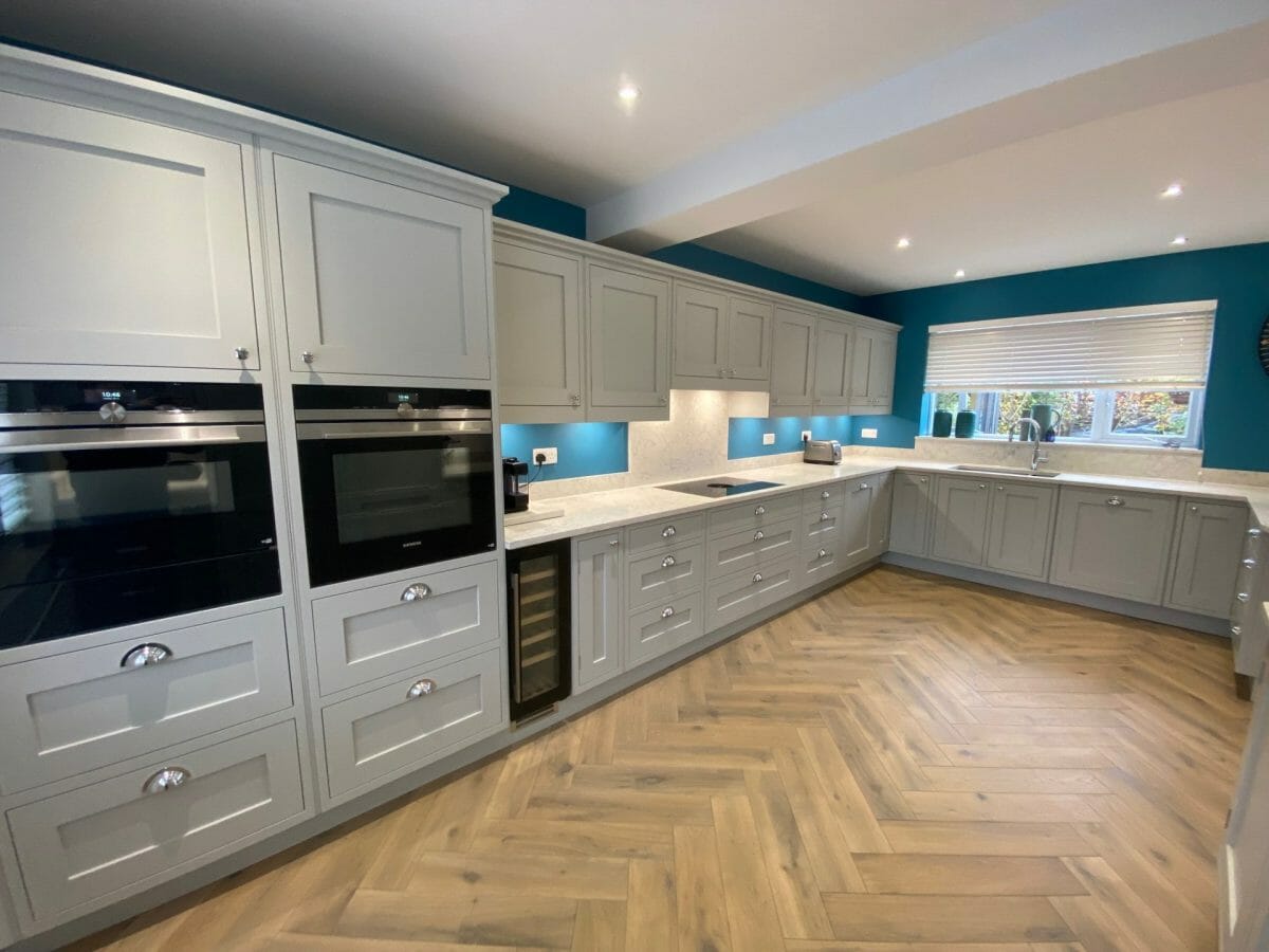 Elegant Hand Built Loxley Kitchen In Pavilion Grey | HKS