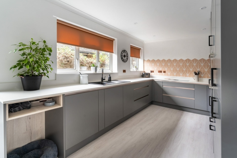 Contemporary Mackintosh Kitchen In Graphite | HKS